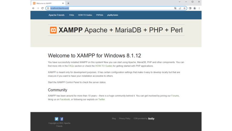 WEBアプリケーションを開発を学ぶならXAMPPをインストール！